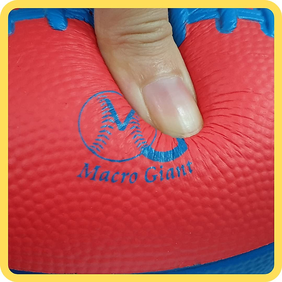 Macro Giant 6 Inch PU Foam Football, Set of 8, Assorted Colors, Kid Ball, Playground, Preschool, Parenting Activity, Toy Gift, Business Promotion Stuff
