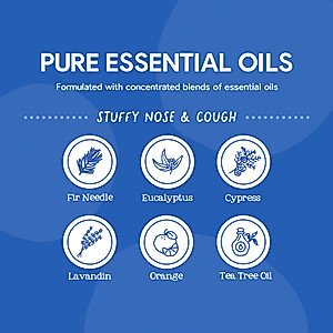 Oilogic Baby Bath Essentials - Stuffy Nose & Cough Bundle - Vapor Bath Relief and Roll-On Essential Oil Blend for Babies & Toddlers