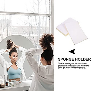 Cabilock 4pcs Box jewelry box pad jewelry tray insert showcase dsiplay insert jewelry display for selling jewelry showcase pads jewelry insert pad foam insert jewelry rack white sponge ring