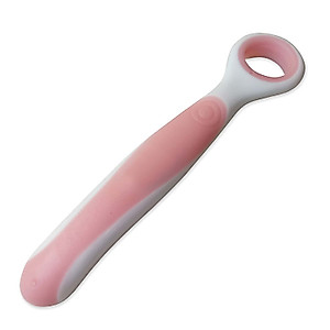 PREMIUM Silicone Baby Tongue Cleaner, Soft Tongue Scraper for Babies, Delicate Oral Care for Infants - Pink Color