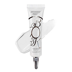Eyeshadow Primer Base White Matte Eye Primer Evenly Colored Liquid Eyeshadow Primer,Long-lasting Moisture Eye Primer for Mature Eyes-White