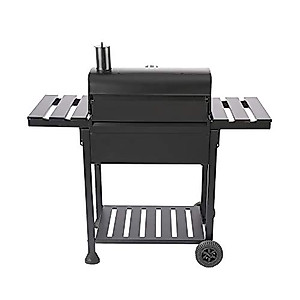 Royal Gourmet CD1824EC 24-Inch Charcoal BBQ Grill with Cover, Black