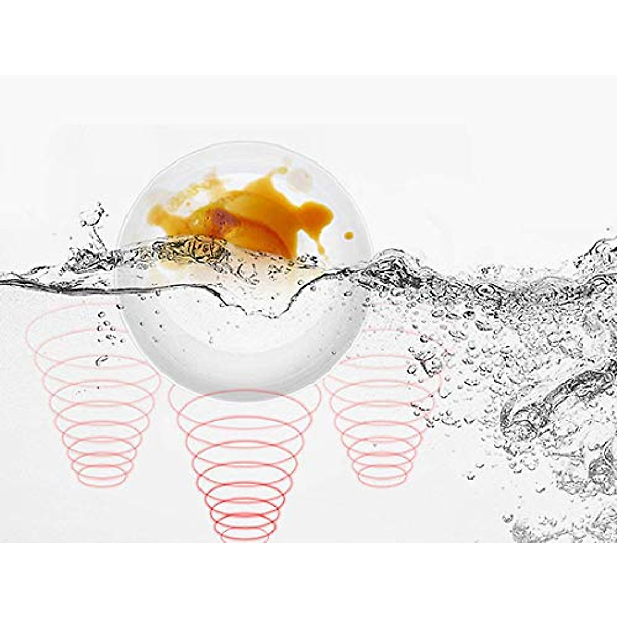 Portable Ultrasonic Intelligent Dishwasher Mini Dishwashers,USB Powered Household Electric Dishwasher Vegetable Fruit Ultrasound Wave Vibration Washing Machine