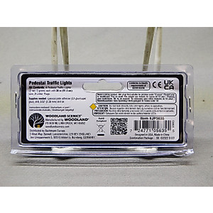 Woodland SCENICS Pedestal Traffic Light 4 Pack N Scale