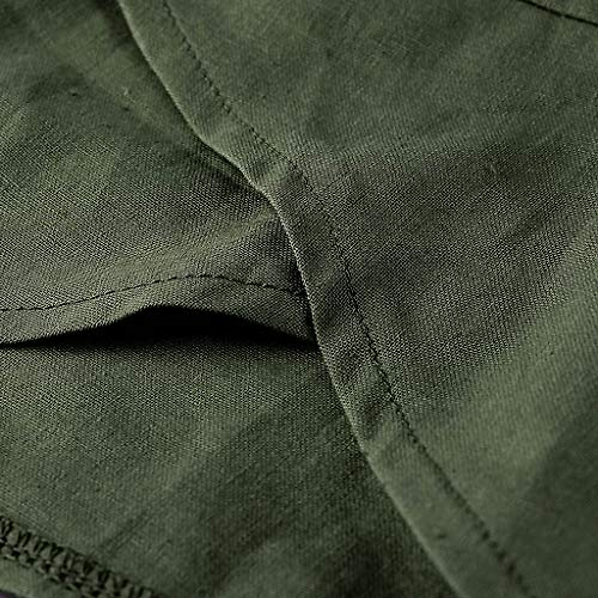 UQGHQO 2023 Pants Work Pants for Women Women's High Elastic Waistband Wide Leg Palazzo Culotte Gaucho Capri Pants (S~5XL) Army Green