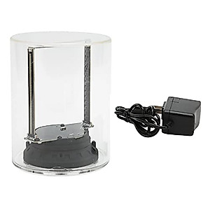 3D Hologram Fan Projector, 100‑240V WiFi Control Holographic Display Portable with Clear Cover for Windows for Store (US Plug)