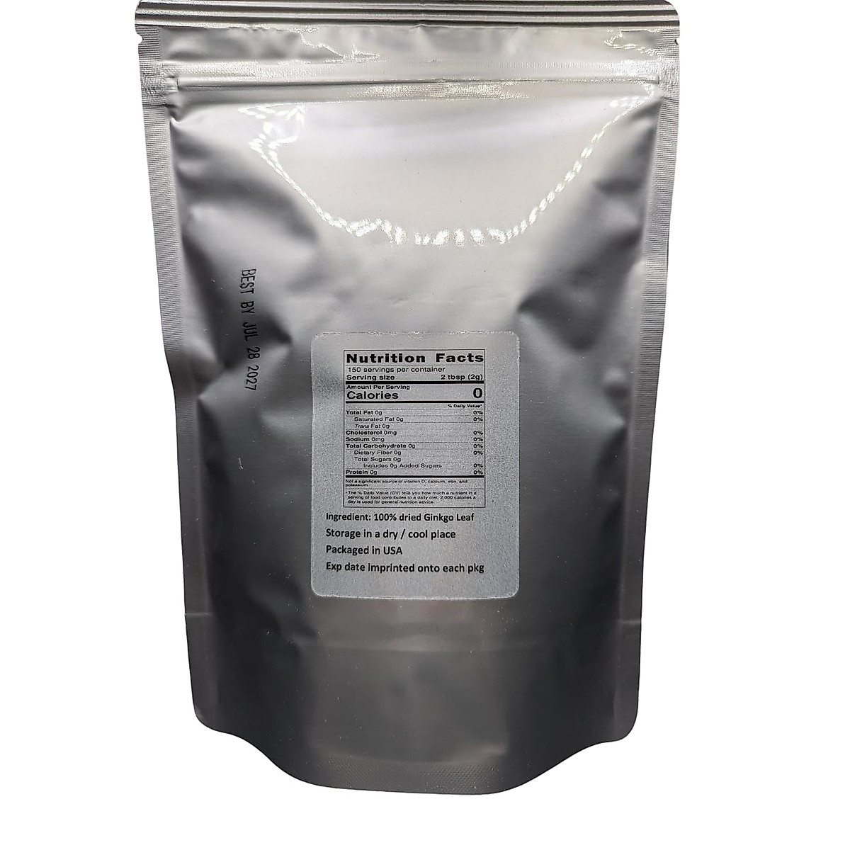 Ginkgo Leaf - Premium Ginkgo Biloba Loose Leaf 100% from Nature (12 oz)