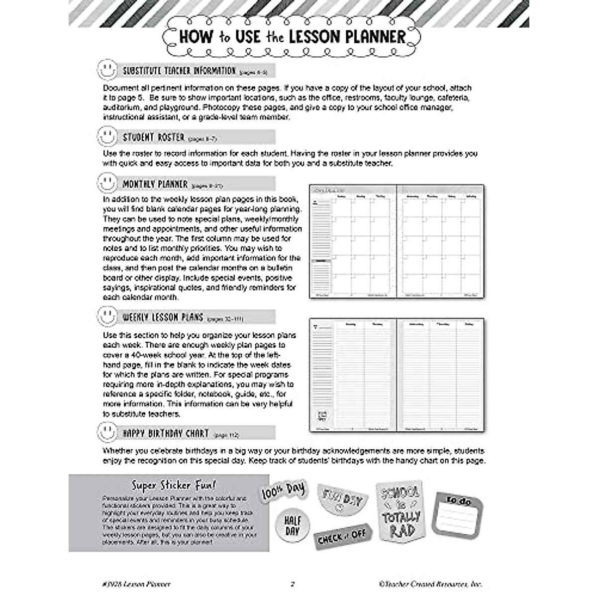 Teacher Created Resources Brights 4Ever Lesson Planner (TCR3928)