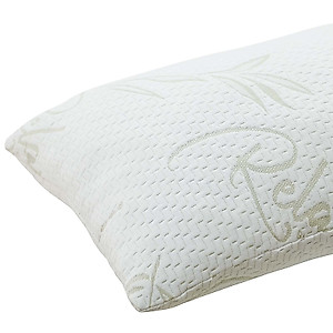 Modway Relax Shredded Memory Foam Pillow - Standard/Queen Size Extra Firm Pillow White