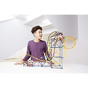 K'NEX Thrill Rides – Space Invasion Roller Coaster Building Set with Ride It! App – 438Piece – Ages 7+ Building Set.