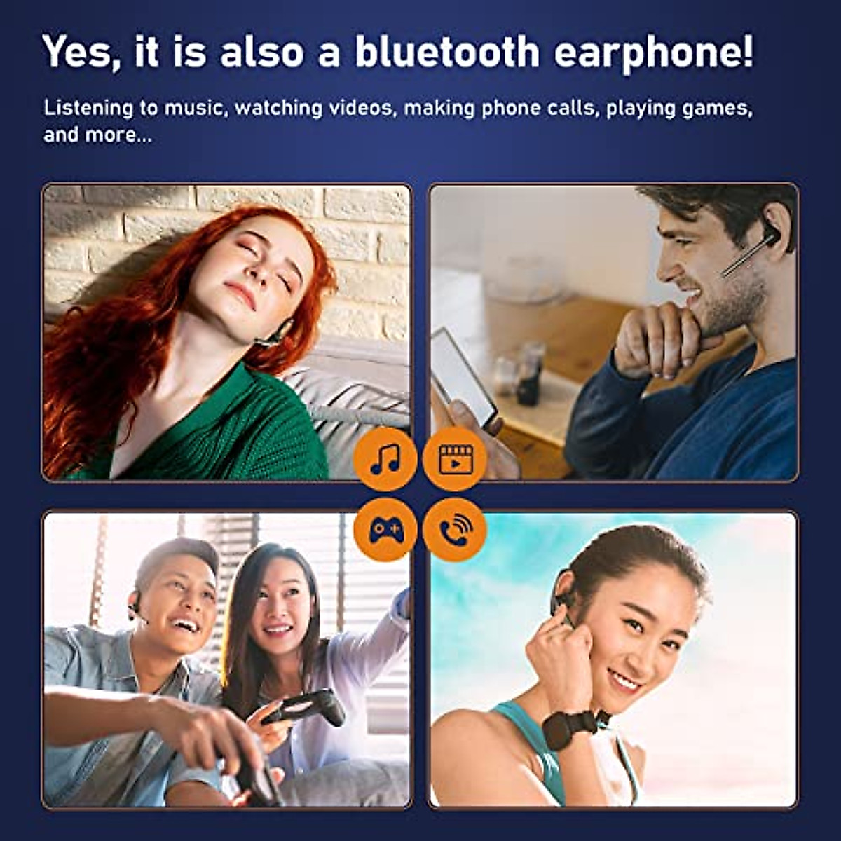 Walkie Takie with Long Range Global Intercom Communication,Trace Back Conversation, Two Way Radio with Bluetooth 5.0,Hand Free for Biking, Camping, Hiking,Skiing,Cruise Shipping,Traveling and More