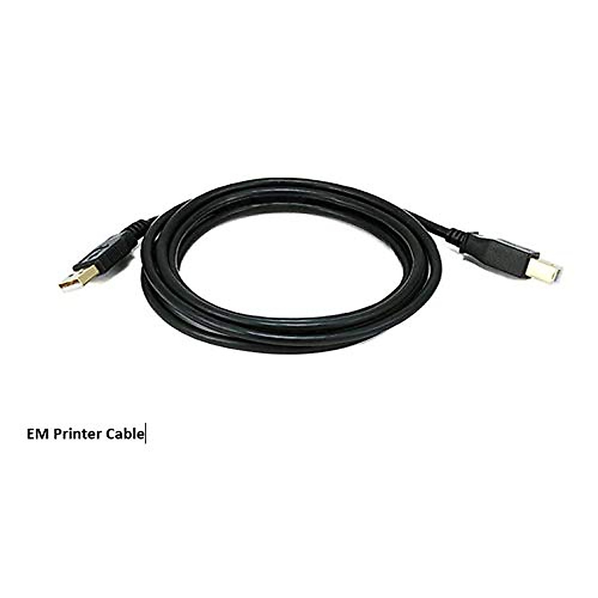 Brother HLL2370dw Monochrome Laser Printer Bundle with EM Printer Cable, Wireless Printing, Up to 32 PPM, EM Printer Cable