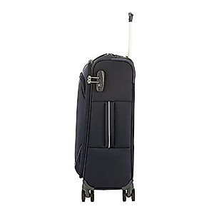 Samsonite Hand Luggage, Blue (Dark Blue), Spinner S, Lenght: 40 cm (55 cm-40 L)