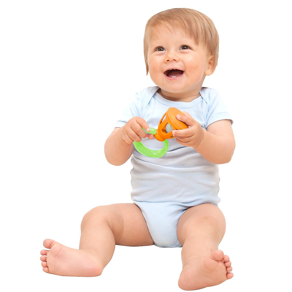 KiddoLab Musical Instruments Set with an Electronic Trumpet and Rattles for Babies. Toddler Learning Toys for Early Development. First Infant Music Toy for 3 to 18 Months Old