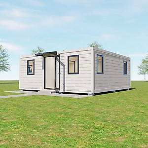 China Factory Luxury 2 Bedroom 20Ft Prefab Extendable House Granny Flat