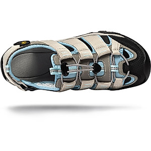 atika Women Athletic Outdoor Sandal, Closed Toe Lightweight Walking Water Shoes, Summer Sport Hiking Sandals, Athena Oceanside, 8
