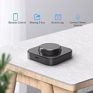 SMONET Smart Lock Wi-Fi Gateway, G2 Gateway Wi-Fi Bridge Remote Control Keyless Entry Door Lock, Smart Hub Work with Alexa, Google Home Voice Control for Homes and Hotel