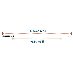 ZHNsaty 946-04173E Deck Engagement Cable 290-807 Fits MTD Craftsman Troy-Bilt Bolens 746-04173E 746-04173C 946-04173