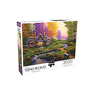 Buffalo Games - Geno Peoples - A Dreamy Retreat - 2000 Piece Jigsaw Puzzle for Adults Challenging Puzzle Perfect for Game Nights - 2000 Piece Finished Size is 38.50 x 26.50