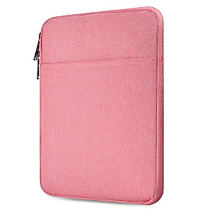 9-11 Inch Tablet Sleeve Case Bag for iPad 10.2 2021-2019, iPad 10th 10.9 2022, iPad Pro 11 M4/Air 11 M2, iPad Air 5/4 10.9, Samsung Galaxy Tab A8 10.5, Fit Apple Smart Keyboard, Pink