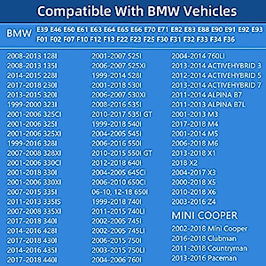 Gas Cap, Fuel Cap Tether For Mini Cooper & BMW 325i 328i 330i 525i 528i 530i 535i X1 X2 X3 X4 X5 X6 128i 135i 228i 320i 323i xi 335i 428i gt 645ci 650i 740i 745i 750i E39 E46 E60 E90 F01 M3 M4 M5 Z4