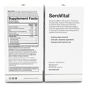 SeroVital Hair Regeneres - Formulated For Women Seeking Enhanced Hair Growth - Supports Noticeable Decrease in Age-Related Hair Loss and Shedding - (60 Count)