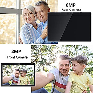 BYANDBY 10 inch Tablets，Android 11.0 Tablets, 64GB ROM (512GB Expandable Storage) Quad Core Processor, IPS Touch Screen, 8MP Camera, WiFi, 6000mah Battery, (Black)