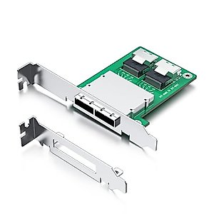 Dual Mini SAS SFF-8088 to SFF-8087 Mini SAS Adapter, with Low Profile and Full-Height Profile Bracket