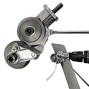 IHZZ Electric Drill Shears Attachment Cutter Nibblers, Metal Cutter, Sheet Plate Nibbler Safe and Durable Accessory for Cutting, (DZT-01A)