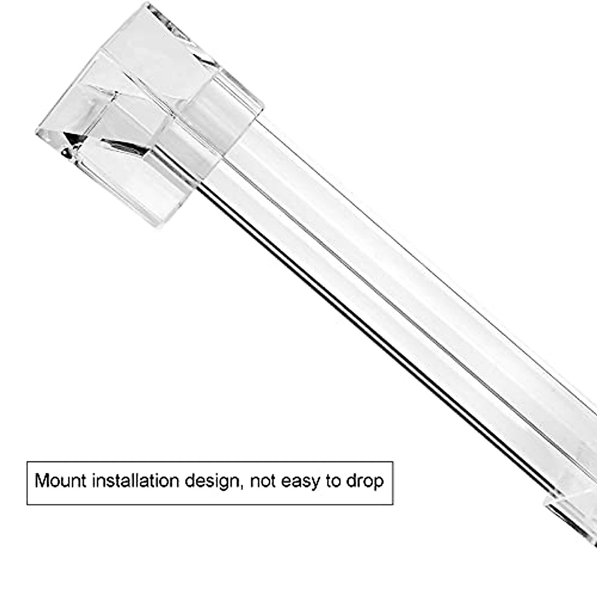 Shrimp Feeder Tube and Plate, Clear Acrylic Shrimp Feeding Dish with Long Tube Acrylic Fish Feeder Tray Container Bowl