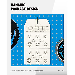 CRALY Saw Blade Bushing Set, Arbor Adapter Kit, Reduction Ring Combo, 30mm-5/8'', 20mm-5/8'', 7/8''-5/8'', 20mm-1/2'', 1''-5/8'', 20mm-10mm, 5/8''-3/8'', 5/8''-1/2'', 16-Pack(BU-08-16)