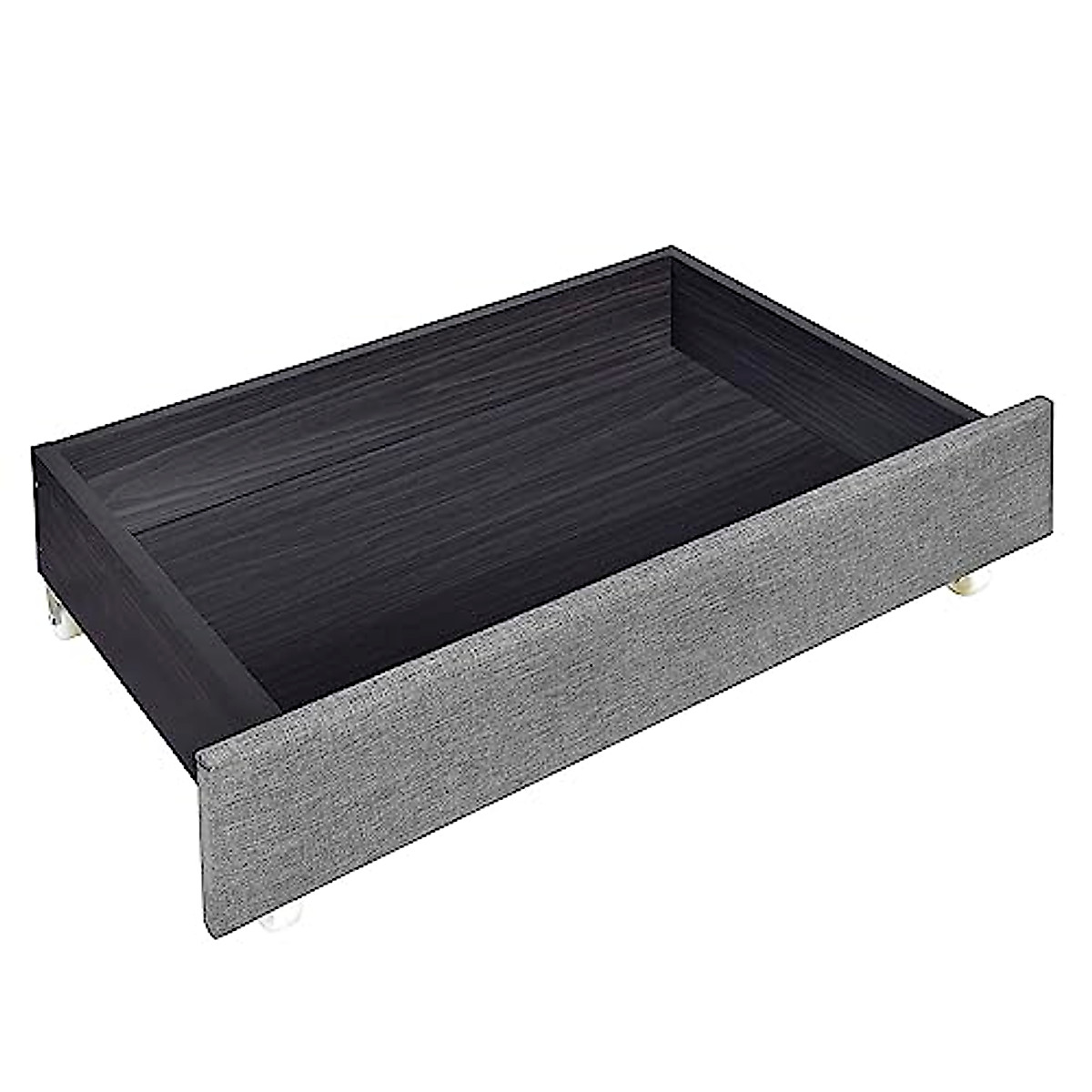 HAUSHECK Queen Size Platform Bed Frame, Upholstered Bed Frames with Button Tufted Headboard, Modern Bedframe for Kids, Teen & Adults, Wooden Slats Support, No Box Spring Needed