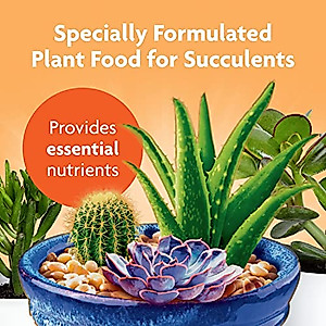 Miracle-Gro Succulent Plant Food, 8 Oz., For Succulents including Cacti, Jade, And Aloe, 1 Pack