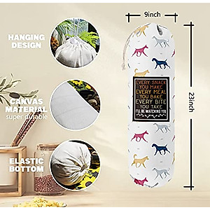 Funny Grocery Bags Holder Organizer For Shopping Bags, Wall Mount Plastic Bags Storage Container Dispensers, Every Snack You Make Every Bite You Take, Gift For The Preferred Family And Friends