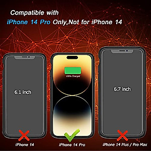 Battery Case for iPhone 14 Pro, [10000mAh] Enhanced Rechargeable Smart Extended Charging Case Support CarPlay Compatible with iPhone 14 Pro (6.1 inch) Backup Power Battery Pack Charger Case-Black