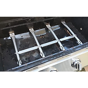 Uniflasy Grill Replacement Parts kit for Charbroil 463436215 463439914 463436214 463439915 463436213 G432-Y700-W1 467300115 463436214 G432-Y700-W1 G432-0078-W1 463432114 Grill Heat Plate, Burners