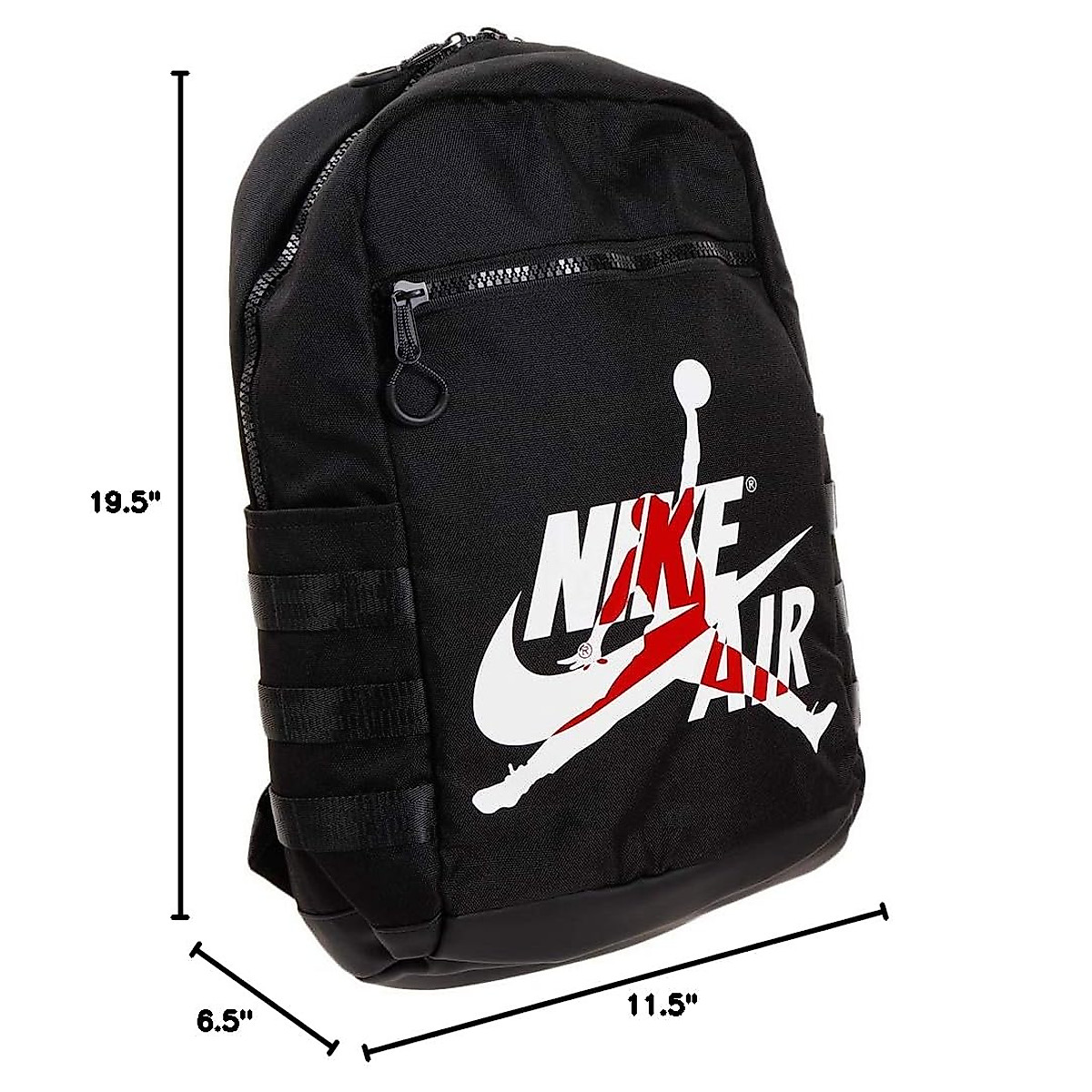 Nike Air Jordan Jumpman Logo Classic Backpack (One Size, Black)