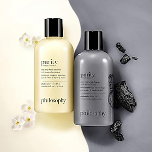 philosophy purity made simple one-step facial cleanser with charcoal powder, 8 Oz