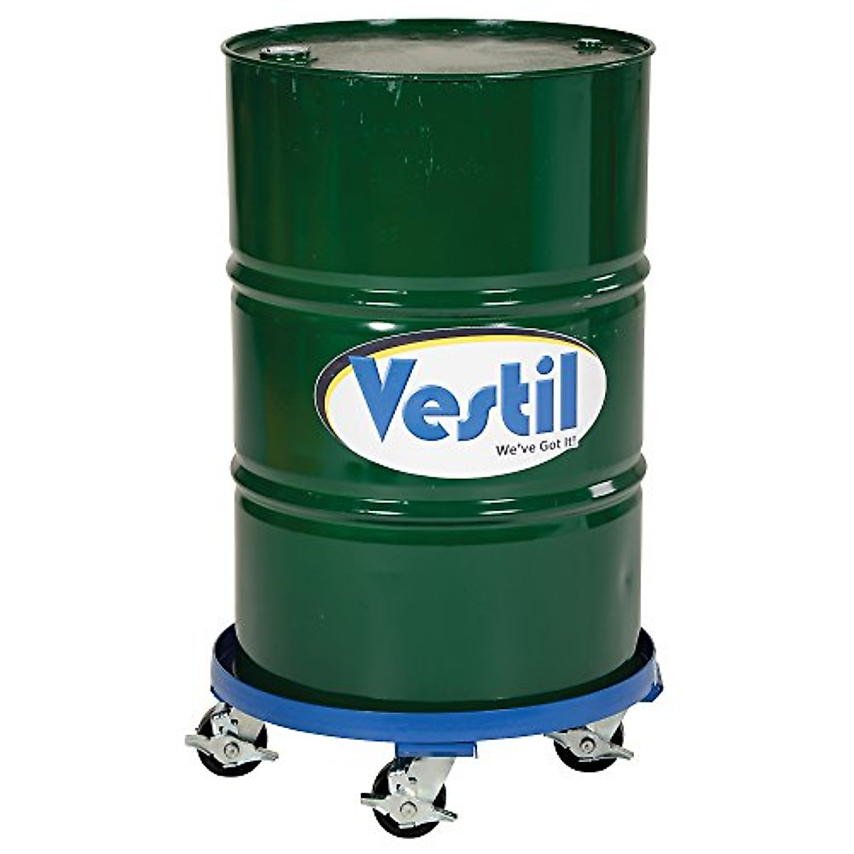 Vestil DRUM-HD Heavy Duty Drum Dolly, 2000 lbs Capacity , blue