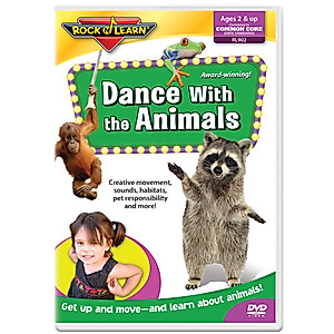 Preschool Active Learning 2 DVD Set - Alphabet Exercise and Dance with The Animals