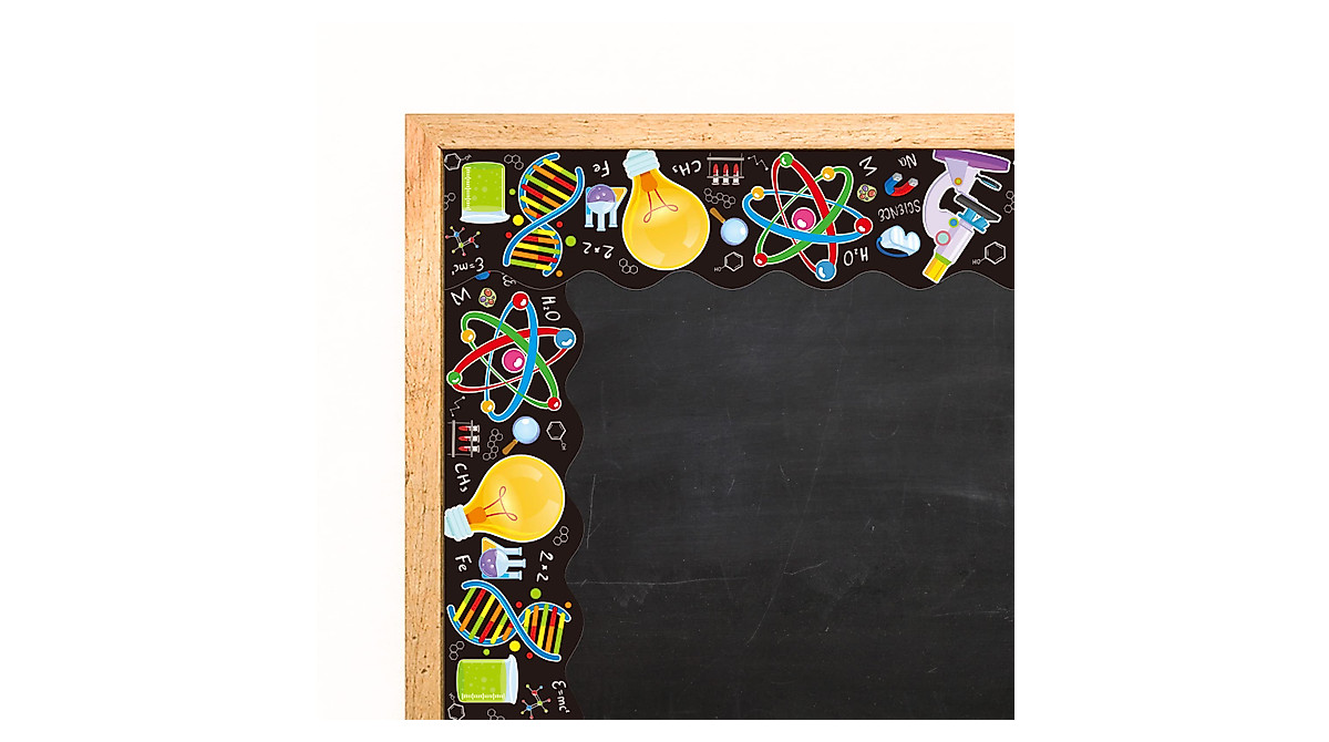 Science Bulletin Board Borders for Classroom & Party Decorations