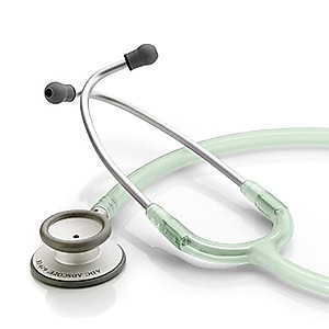 ADC 619FS Adscope Lite Model 619 Ultra Lightweight Clinician Stethoscope with Tunable AFD Technology, Sea Glass