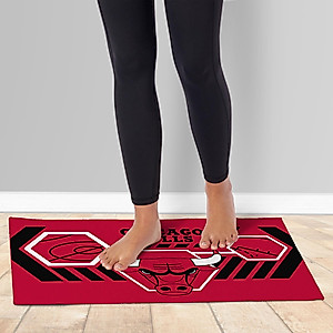 Northwest NBA Chicago Bulls Washable Rug, 20" x 32", Agile