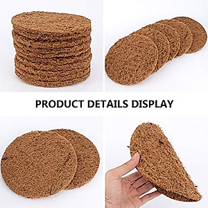 Happyyami 10pcs Bird Nesting Pads Bird Nesting Materials Fiber Substrate Bird Nest Racing Pigeon Breeding Eggs Mat Bird Breeding Supplies