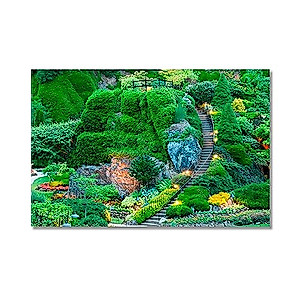 Butchart Gardens Canada Canvas Print 5 Panels / 36x24 inches