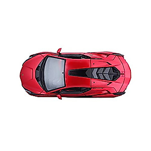 Bburago Lamborghini Sian FKP 37 Red with Copper Wheels 118 Diecast Model Car 11046 TY-18-11046R