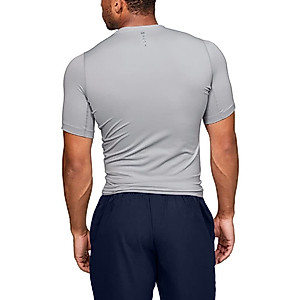 Under Armour Men's UA Rush HeatGear Compression Short Sleeve XXL Gray