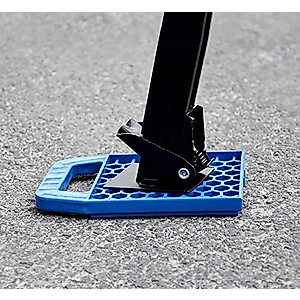 Wadoy Camper RV Stabilizer Jack Pad Leveling Blocks for Trailer Vehicle Auto Car Wheel (4 Pack)