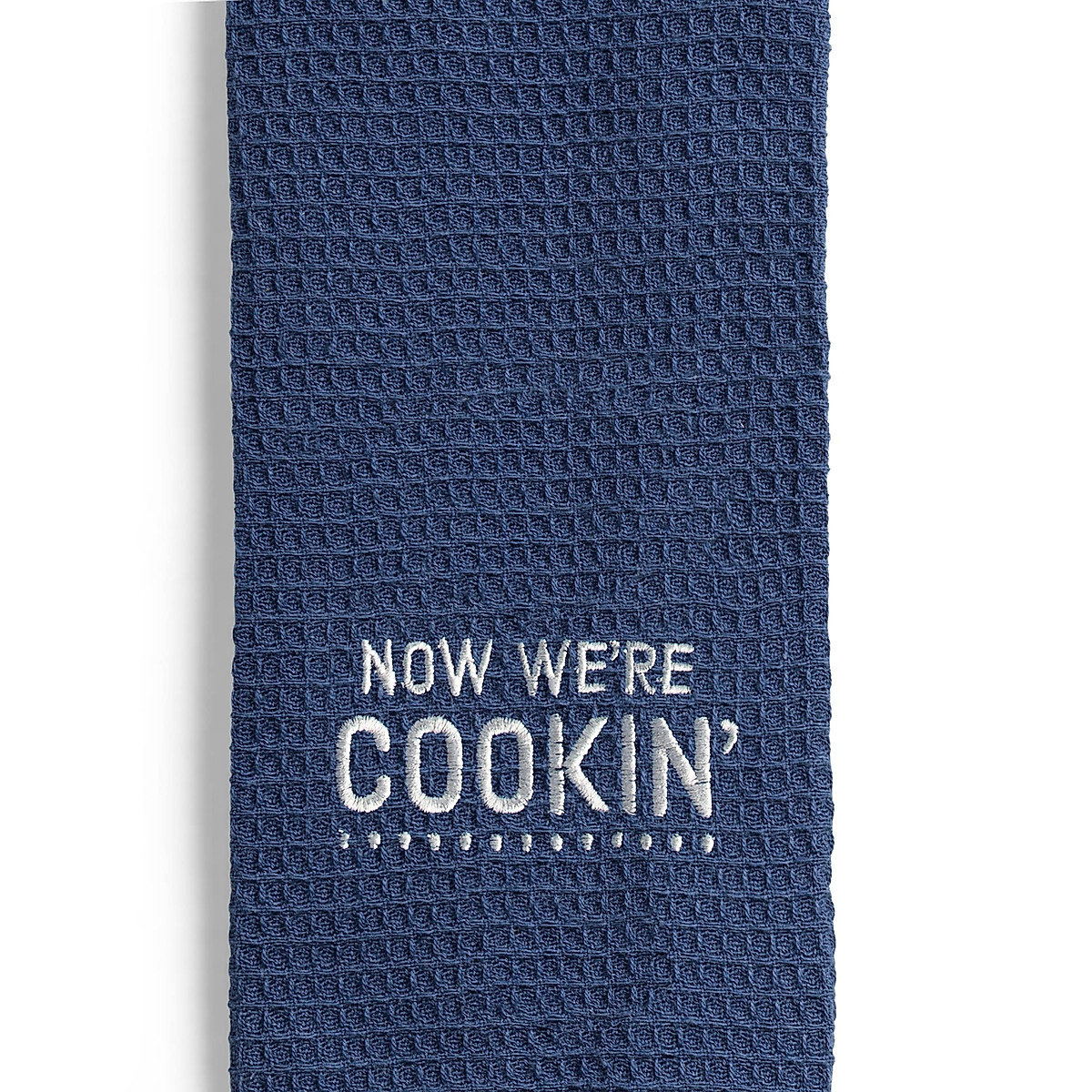 DEMDACO Now We're Cookin' Royal Blue 69 inch All Cotton Kitchen Boa