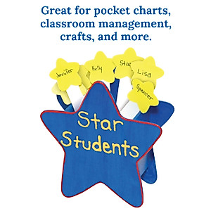 Carson-Dellosa Star Sticks Manipulative (146001), Yellow/White